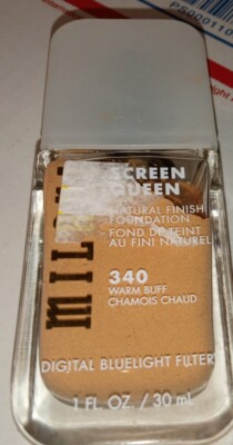 Milani Screen Queen Natural Finish Foundation (1oz/30ml) 340 Warm Buff ...
