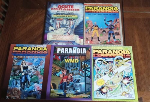 Paranoia RPG 5-Book Bundle | eBay