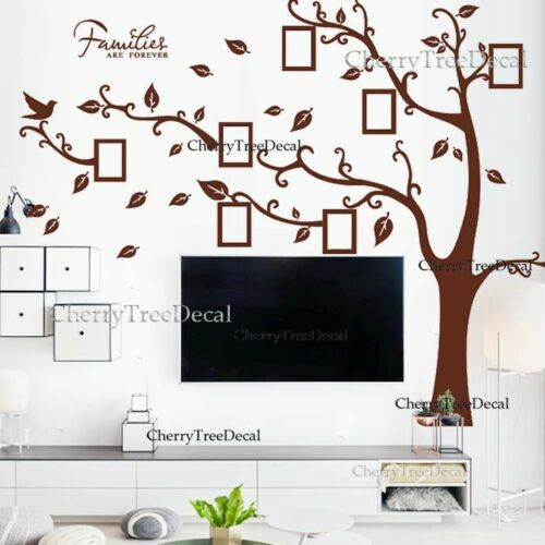 Large Photo Frame Tree REMOVABLE Wall Stickers Vinyl Home Art Decals | eBay