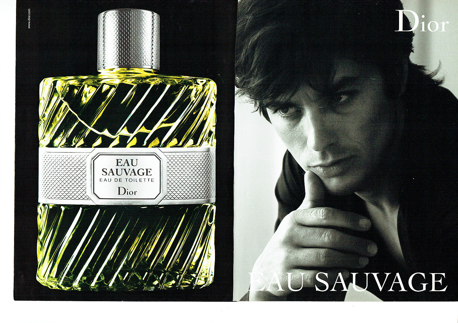 Publicité Advertising 088 2009 Dior eau Sauvage & Alain Delon ( 2 pages ...