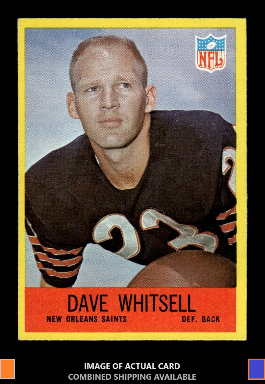 1967 Philadelphia #130 Dave Whitsell NRMT | eBay