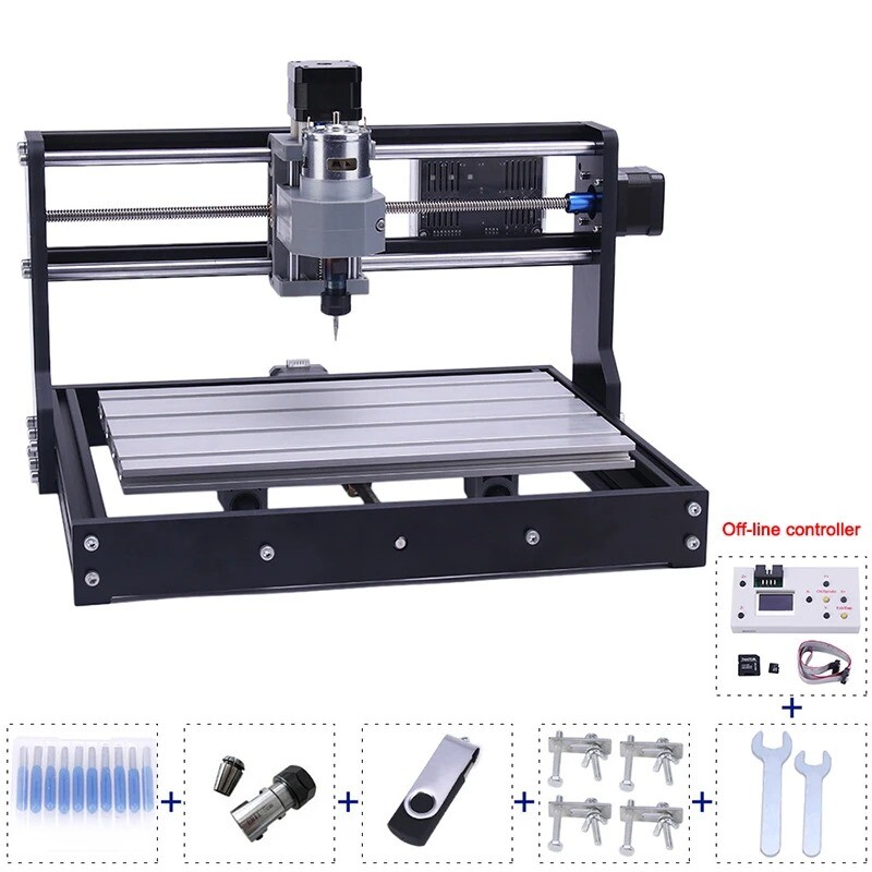 CNC3018pro 3 Axis Small CNC Engraving Machine Wood/Acrylic /PVC/PCB ...