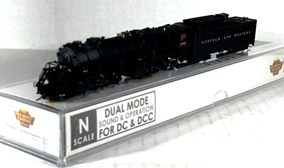 BROARDWAY LIMITED PARAGON 4 N SCALE Y6B 2-8-8-2 STEAM LOCOMOTIVE N&W ...