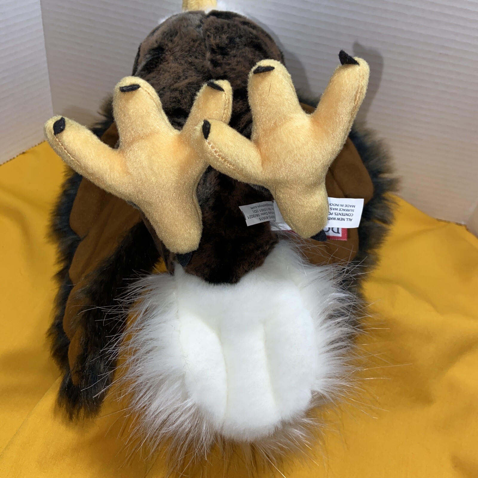 Douglas Cuddle Toys Plush ADLER the Bald Eagle Stuffed Animal Feather ...