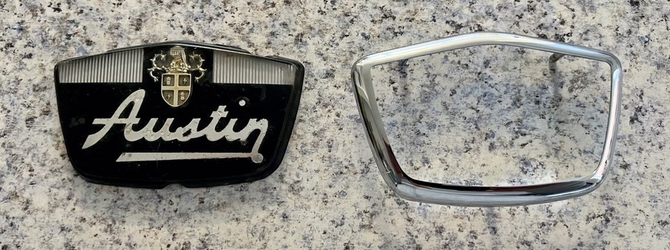 Classic Mini Austin Bonnet Badge Original Mk1 Mint Hood 850 Saloon ...