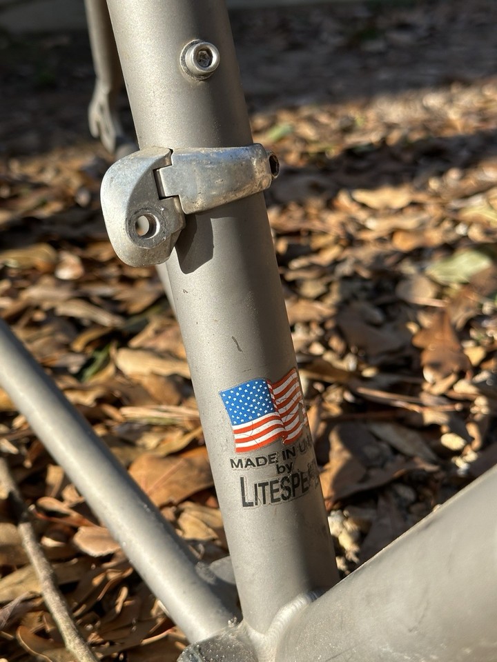 Litespeed Titanium 700c Road Bike Frame With Carbon Fork And Headset ...