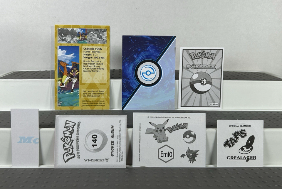 Pokémon Lot of Cards and Stickers All Charizard #6 Charizard Only Lot ...