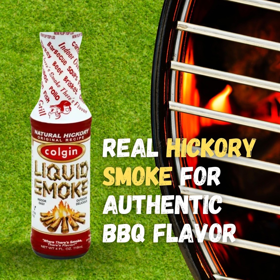 Colgin Liquid Smoke Authentic Hickory Flavor Vegan Gluten Free 4 Oz ...