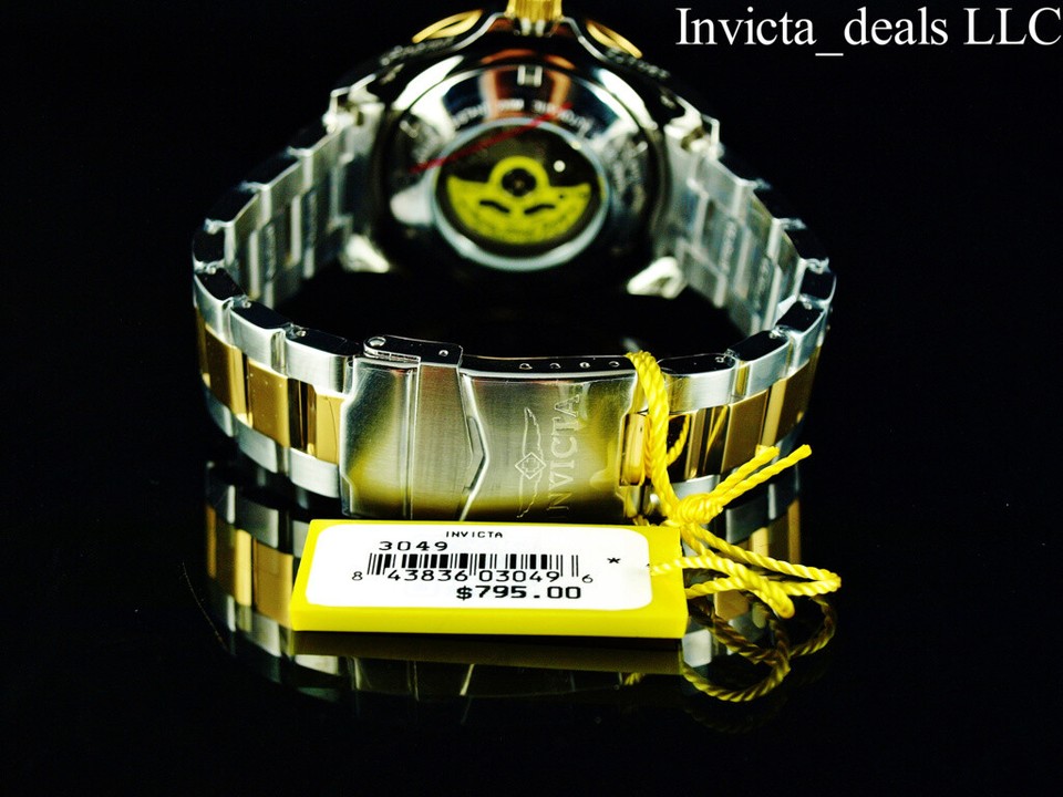 Invicta Men's 47mm GRAND DIVER Automatic Blue Dial Gold Plated Two Tone ...