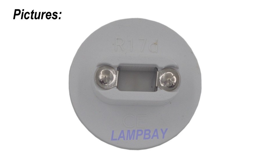 G13 Bi-pin to R17D (HO) Converter T8/T10/T12 LED Tube Light HO Lamp ...