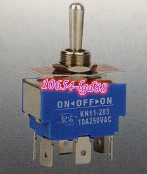 10PCS/Lot fit KN11-203 Toggle Switch 6P 3-Gear 10A 250VAC @10654 | eBay