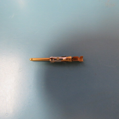 AMP 66103-4 Qty of 80 per Lot Pin Contact Gold Crimp 20-24 AWG Stamped ...