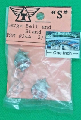 Triangle Scale Models S scale #244 Large Bells and Stands, pkg. 2 | eBay