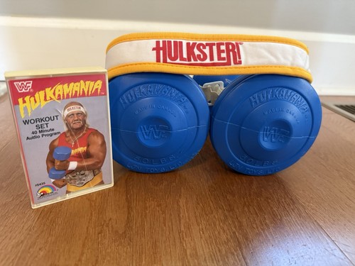 Hulk hogan Workout Set Dumbbells, Headband and Cassette Tape | eBay
