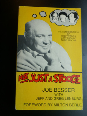 Joe Besser (Three Stooges) Signed Book "Not Just a Stooge" with COA. | eBay