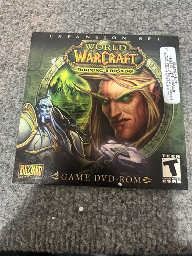 World of Warcraft The Burning Crusade Game DVD Rom Blizzard Expansion ...