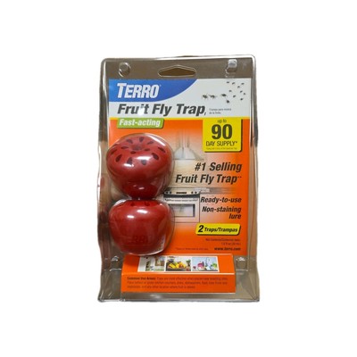 Terro Indoor Fruit Fly Trap (2-count) Built In Windows | 90-Day Bait ...