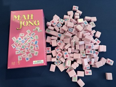 Pink American Mahjong 152 Set Hobby lobby Sold Out New/ Open Box/Carved ...