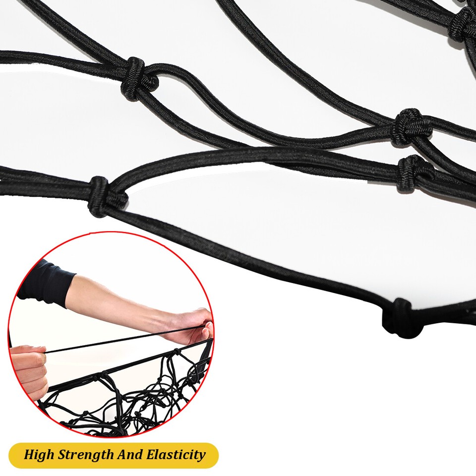 Bungee Cargo Net Stretch to 52 x 71''for Trailer Pickup Truck Rooftop ...