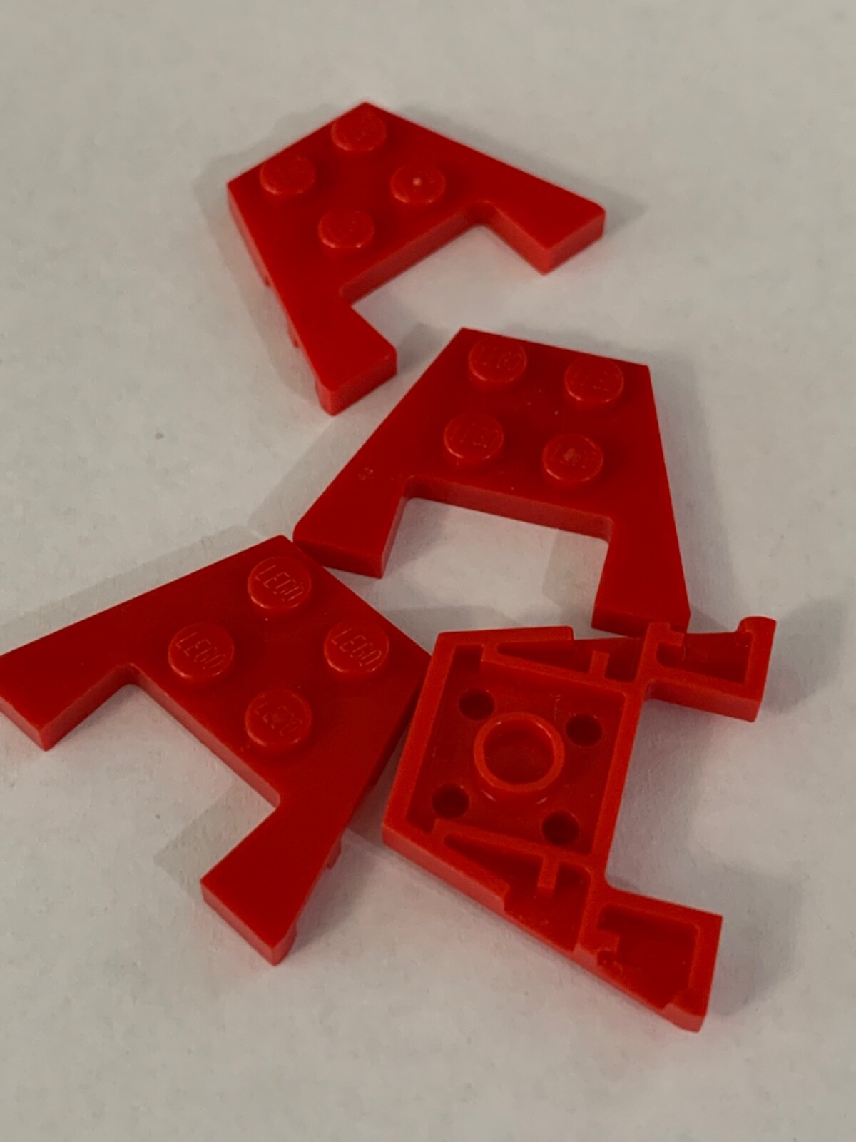 Lego Parts 48183 (4pcs) Wedge, Plate 3x4 With Stud Notches | eBay