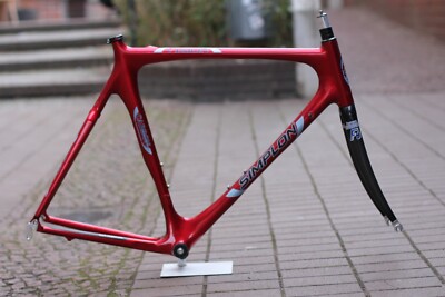 Simplon Vision Monocoque Carbon Frame + F5 Fork / 59 cm / Dark Red / 2 ...