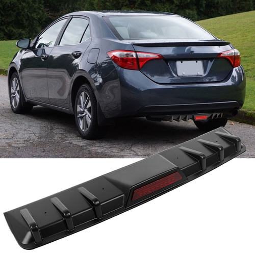 Car Rear Bumper Diffuser Lip Splitter Spoiler Trim Kit For Toyota ...