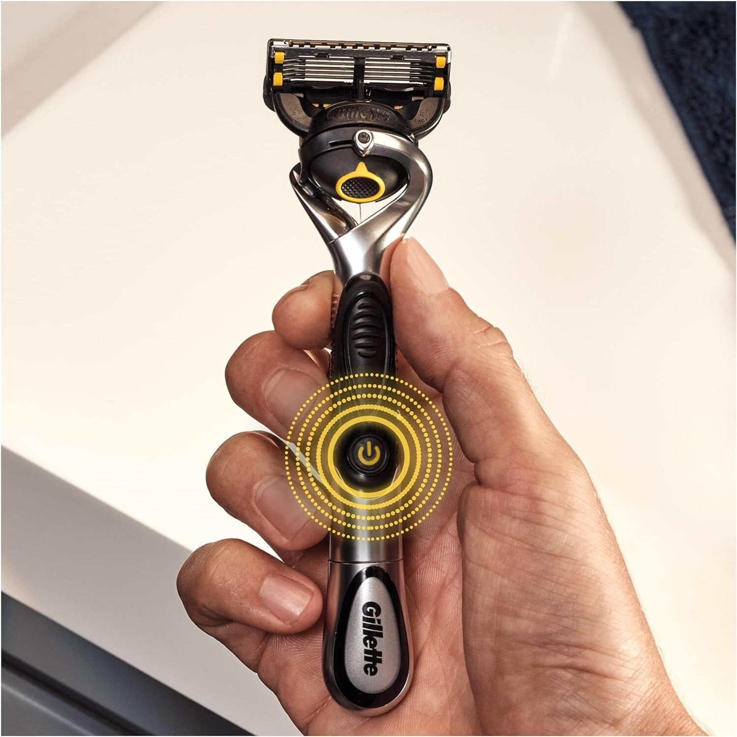 Gillette PROSHIELD POWER Mens Shaving Razor - 1 Razor + Battery | eBay UK