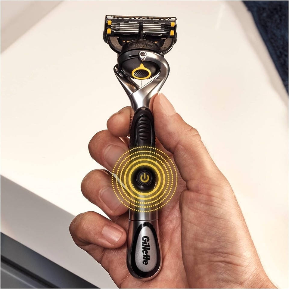 Gillette PROSHIELD POWER Mens Shaving Razor - 1 Razor + Battery | eBay UK