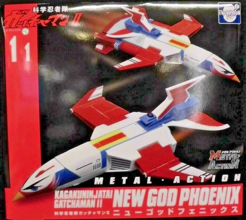 Gatchaman II Science Ninja Team New God Phoenix Evolution Toy Metal ...