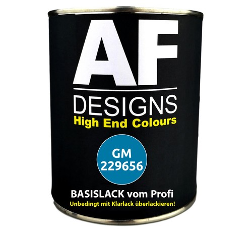 250ML Basislack GeneralMotors 229656 Bahama Blue Metallic Spritzfertig ...