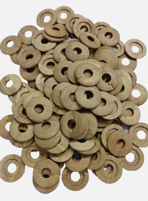 radiator pipe covers OAK lacquered rosette pipe collars wooden low ...