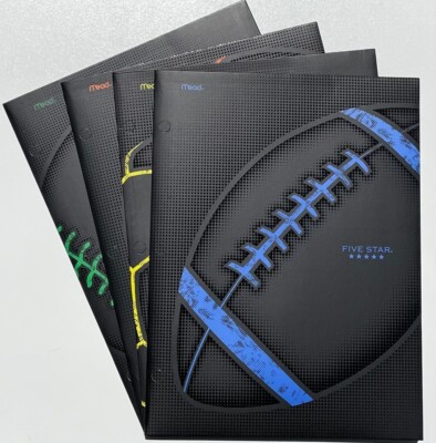 Mead Five Star 2-Pocket Premium High Quality Portfolio Paper Folder ...