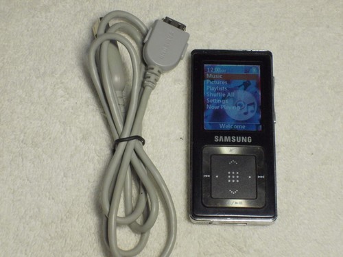 Samsung YP-Z5 (2 GB) Black Media Player w Samsung USB Cord Tested ...