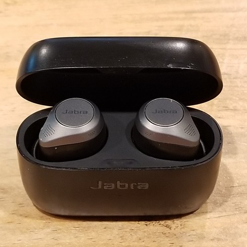 Jabra Elite 85T TWS Advanced ANC 12mm Multi-Mic IPX4 Qi 25H Titanium | eBay