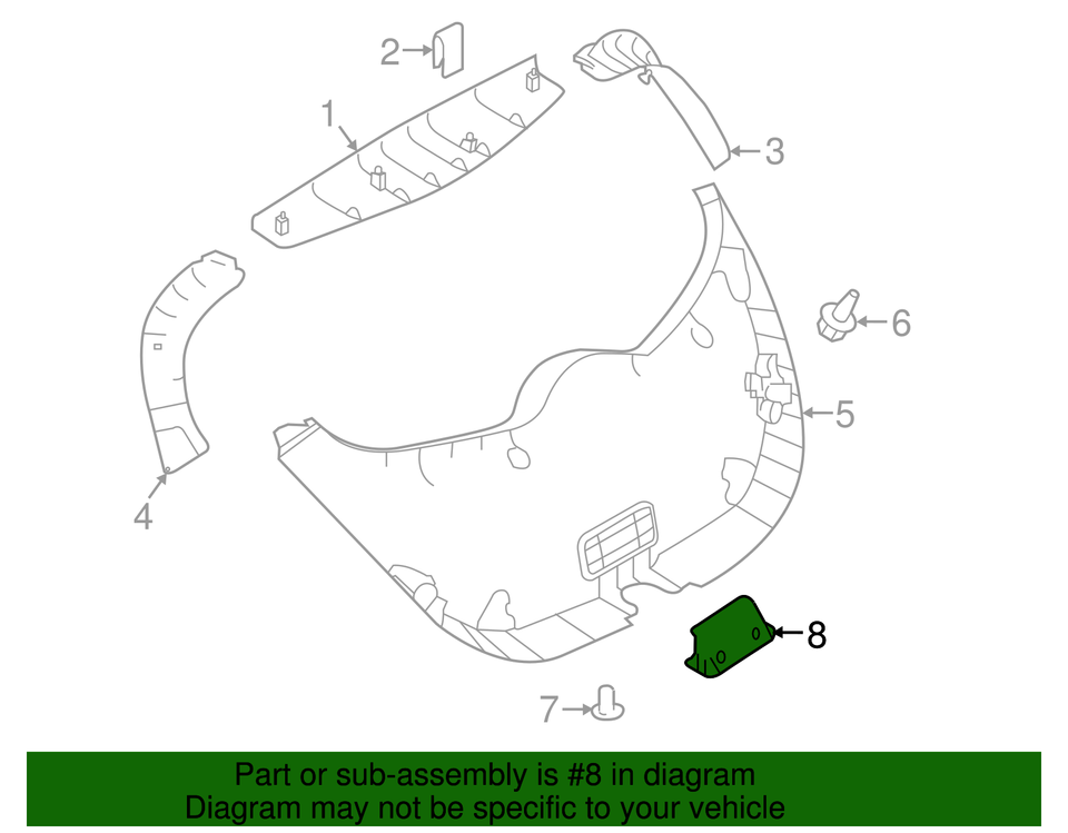 Genuine Nissan Pull Handle 90940-5SK0A | eBay
