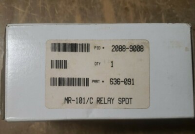 MR-101/C Relay SPDT Enclosure Box 2088-9008 636-091 1Z-1725-G17 | eBay