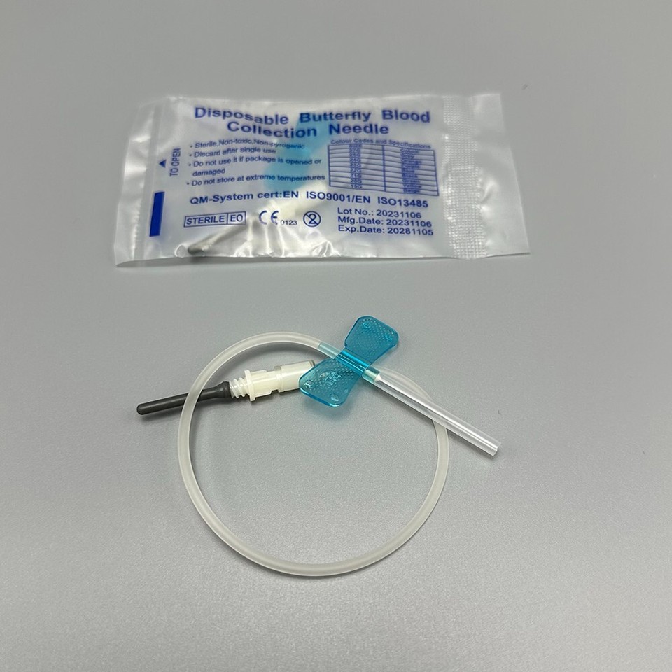 21G Butterfly needle, 21G 23G 25G Butterfly N. Individually Wrapped ...