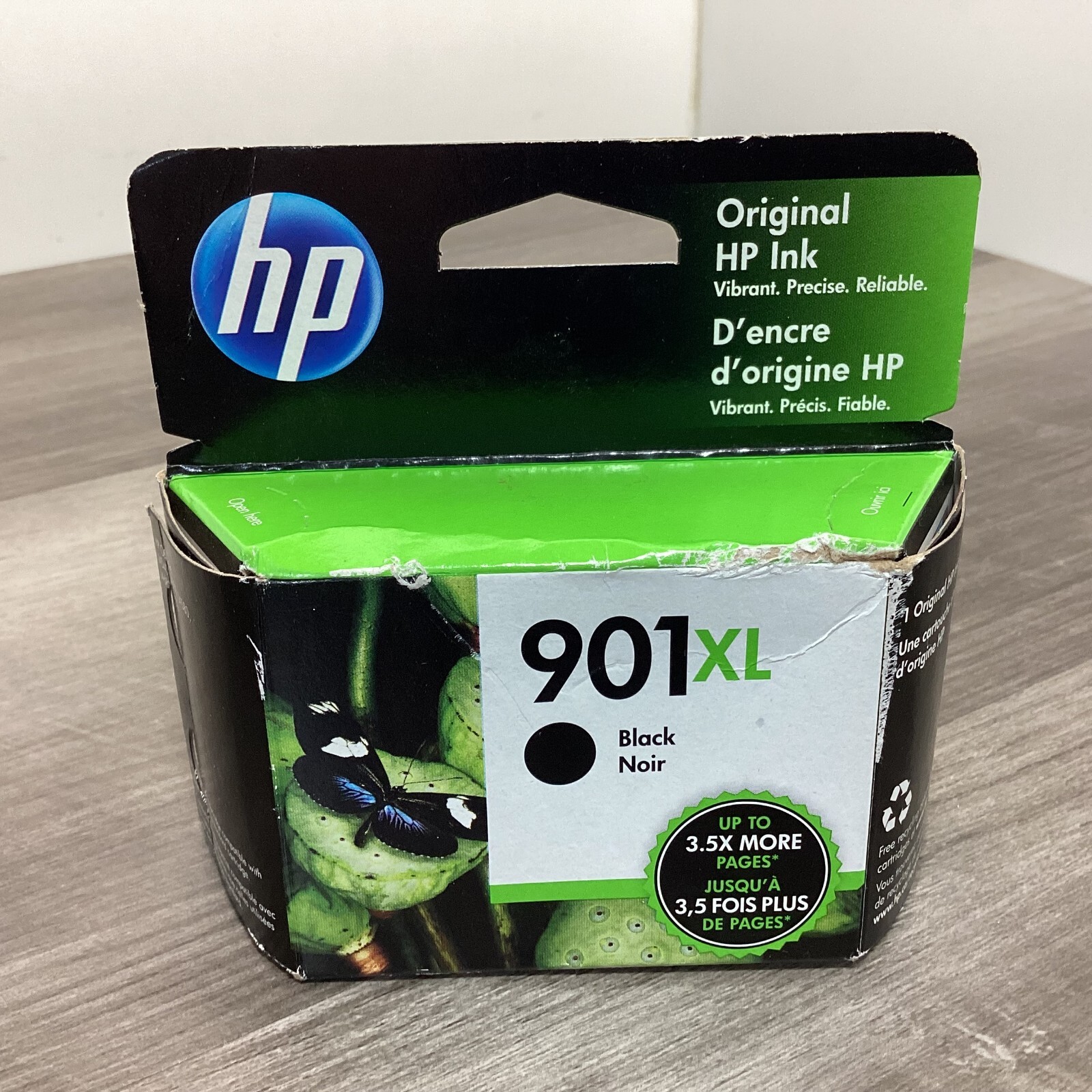 Genuine HP 901XL High Yield Black Ink Cartridge CC654AN - New & Sealed ...