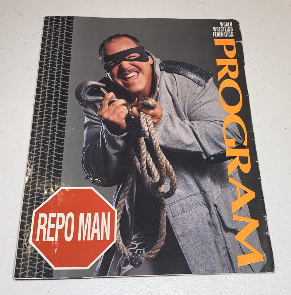 WWF 1992 Original Arena Program Vol 208 With Live Event Match Sheet | eBay