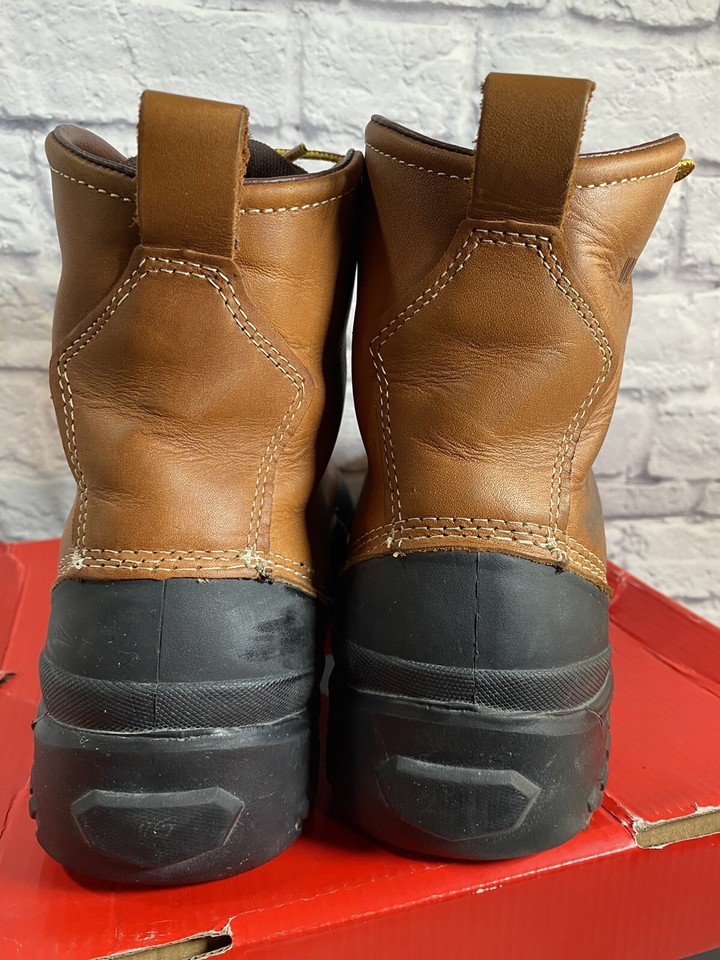 Wolverine Swamp Monster Steel Toe Work Brown Boots Sz 14 Leather ...