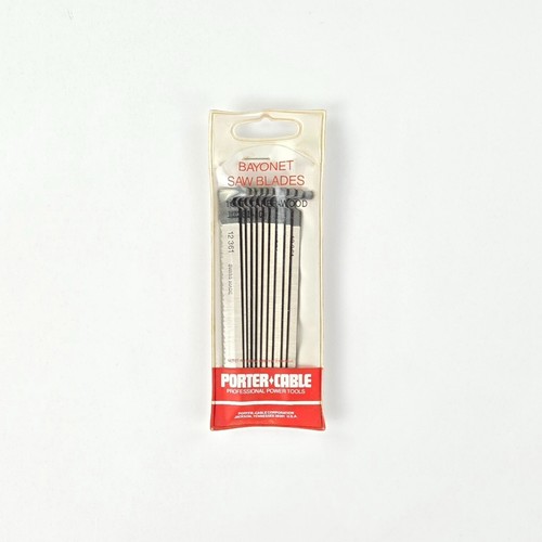 Porter Cable 10TPI Bayonet Saw Blades Wood 4.25" x .375" NOS 12361-10 ...