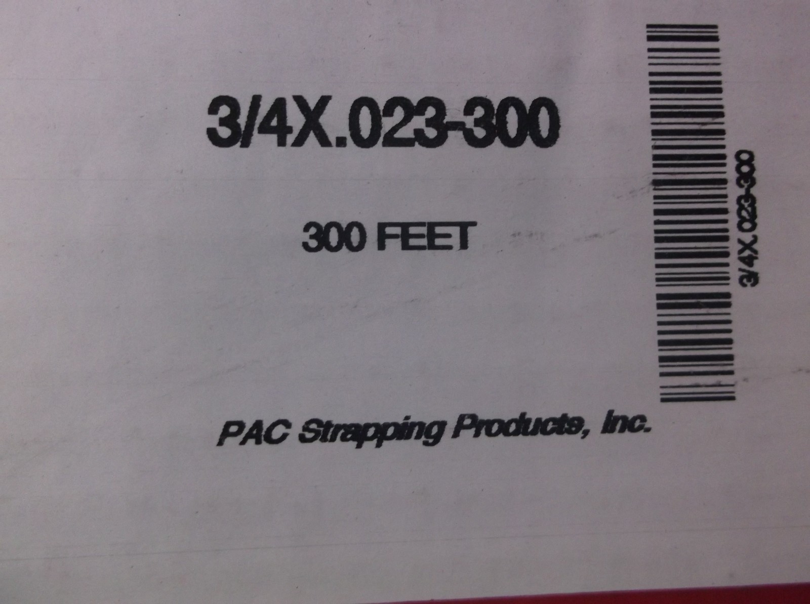 PAC STRAPPING PRODUCTS 3/4x.023-300 Steel Strapping, 23 mil, 300 ft L ...