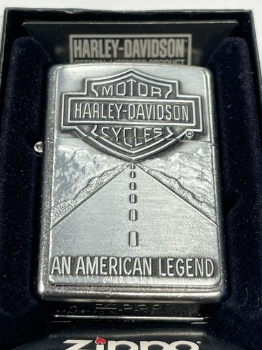 ZIPPO 2010 HARLEY DAVIDSON AN AMERICAN LEGEND LIGHTER SEALED IN BOX ...