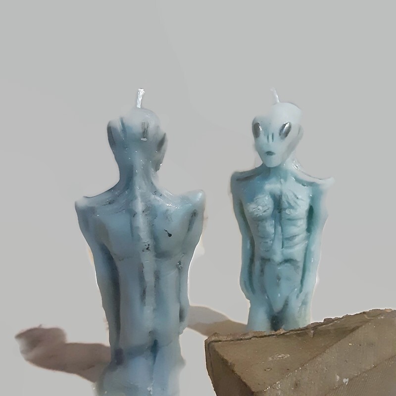 Alien Beeswax Candles | eBay