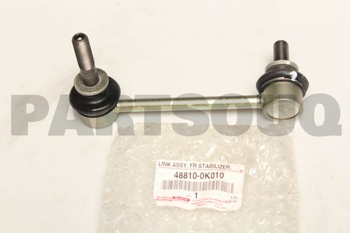 488100K010 Genuine Toyota LINK ASSY, FRONT STABILIZER, LH 48810-0K010 ...