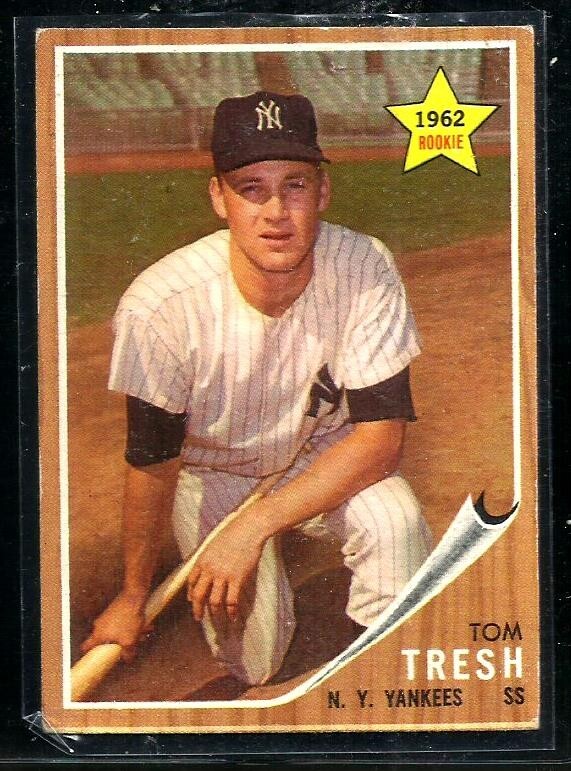 1962 TOPPS #31 TOM TRESH ROOKIE YANKEES | eBay
