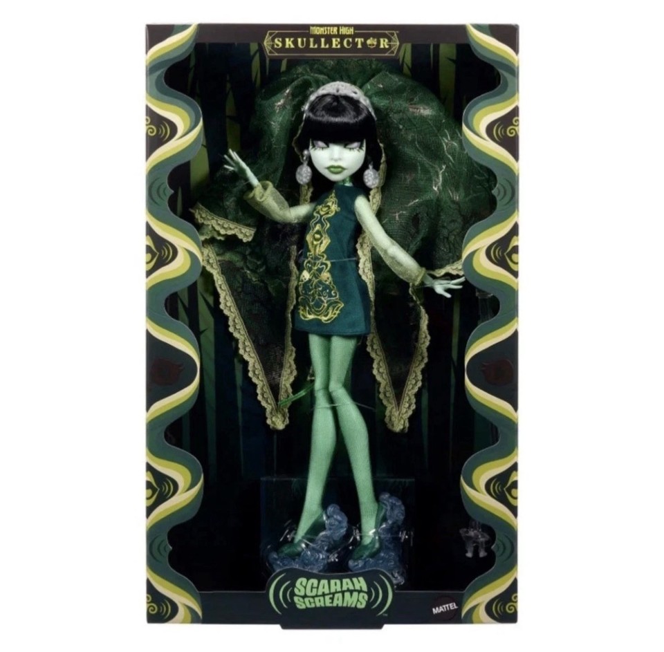 NEW Monster High Scarah Screams 2026 Skullector Collector Doll PRESALE ...
