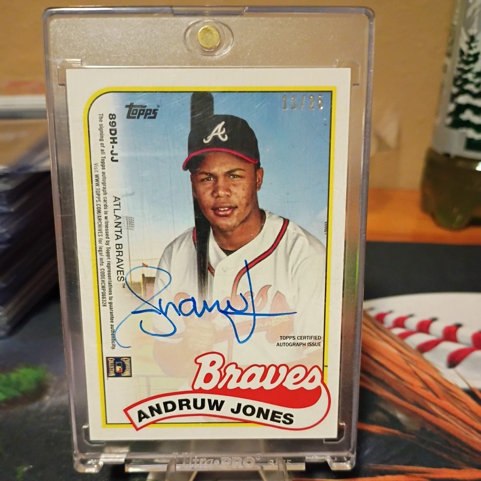 2023 Topps Archives chipper Jones auto | eBay