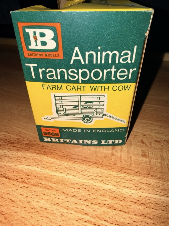Britains Tractor Animal Transporter 9568 Rare To Find Like This | eBay UK
