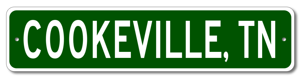 Cookeville, Tennessee Metal Wall Decor City Limit Sign - Aluminum | eBay